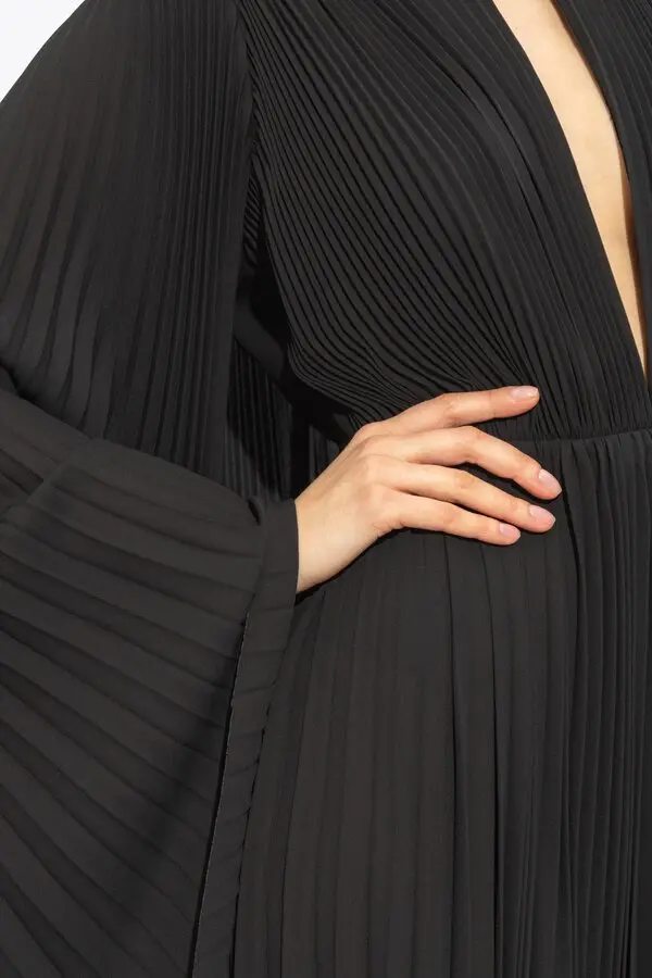 Balenciaga Pleated Maxi Dress