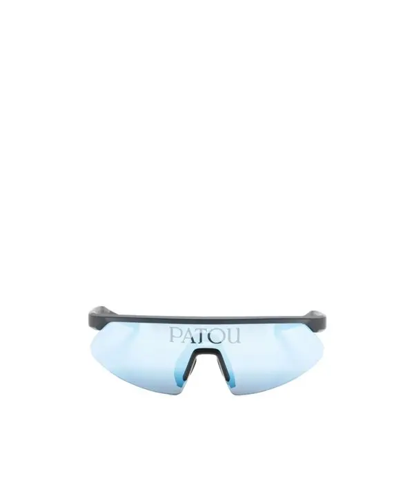 PATOU Wrap-around Frame Sunglasses - Blue