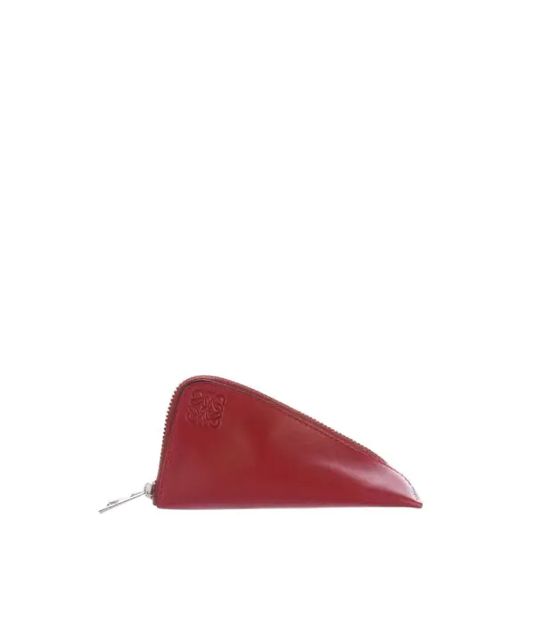 Loewe Logo Wallet - Brick Red