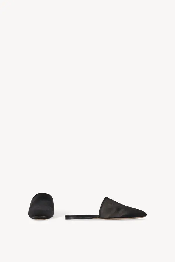 THE ROW Tilda Slip On Shoe - Black