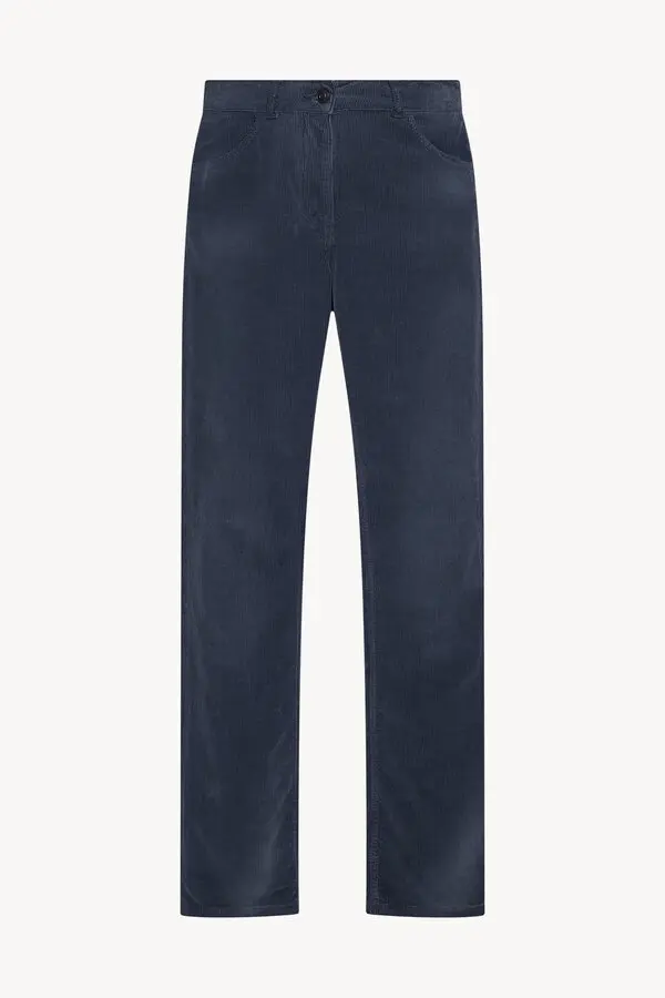 THE ROW Duvan Pant - Pewter Blue