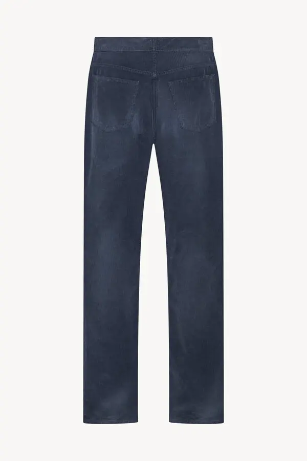 THE ROW Duvan Pant - Pewter Blue