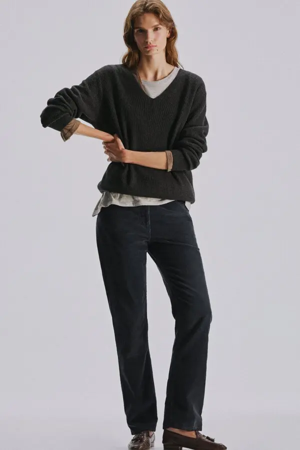 THE ROW Duvan Pant - Pewter Blue
