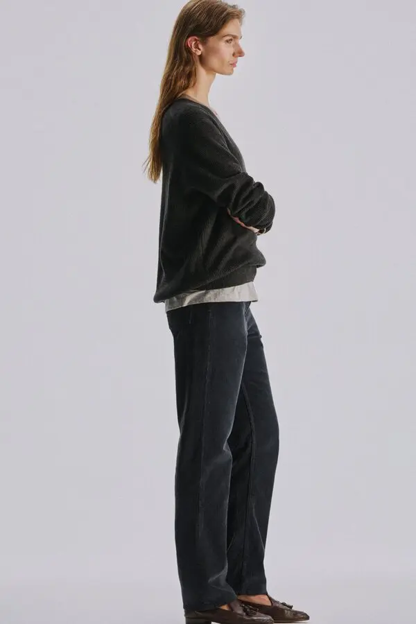 THE ROW Duvan Pant - Pewter Blue