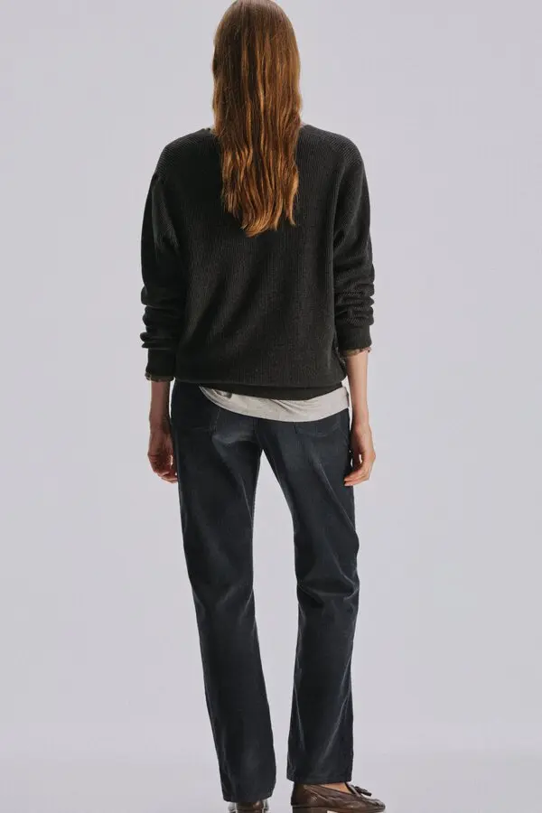 THE ROW Duvan Pant - Pewter Blue