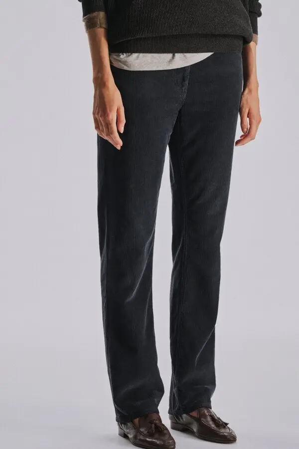 THE ROW Duvan Pant - Pewter Blue