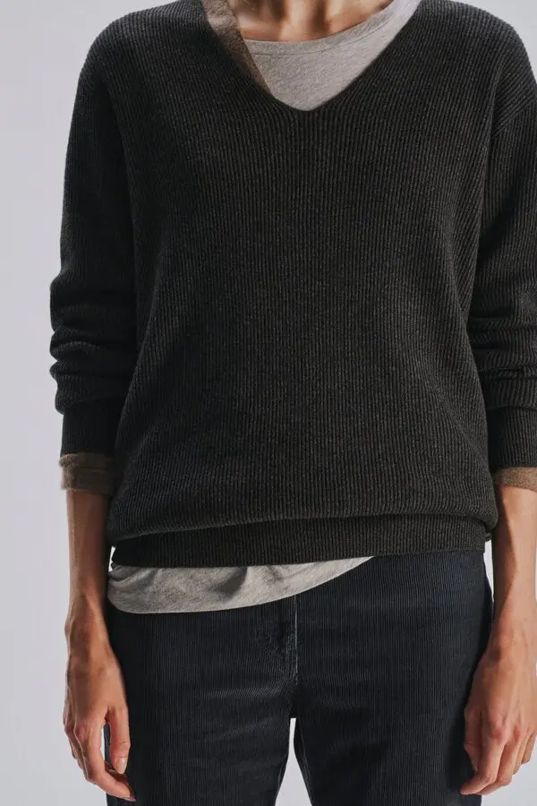 THE ROW Phef Sweater - Charcoal