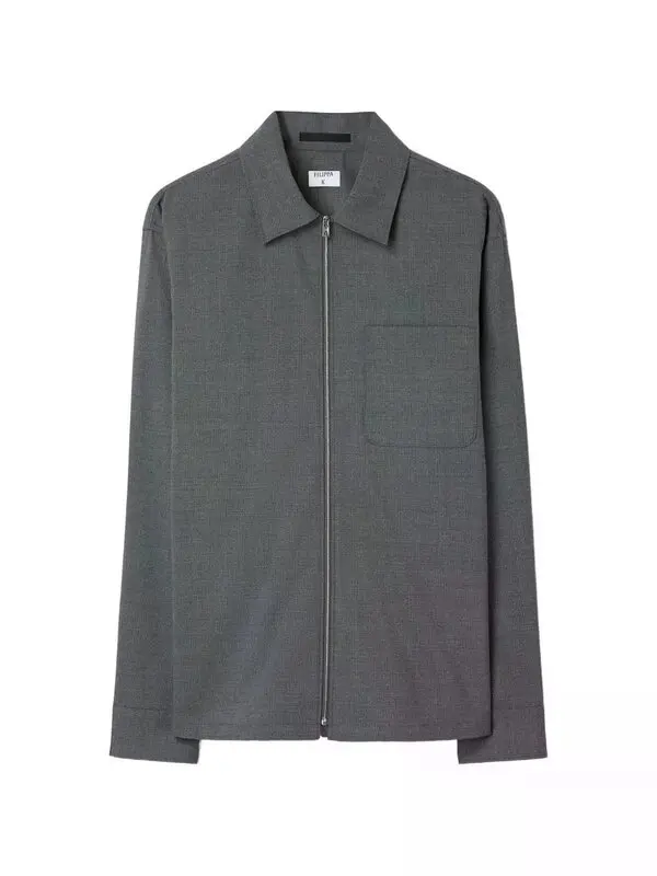 Filippa K Pinstripe-pattern Shirt Jacket