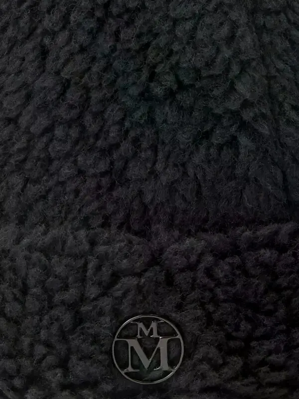 MAISON MICHEL Cliff Logo-plaque Beanie Hat