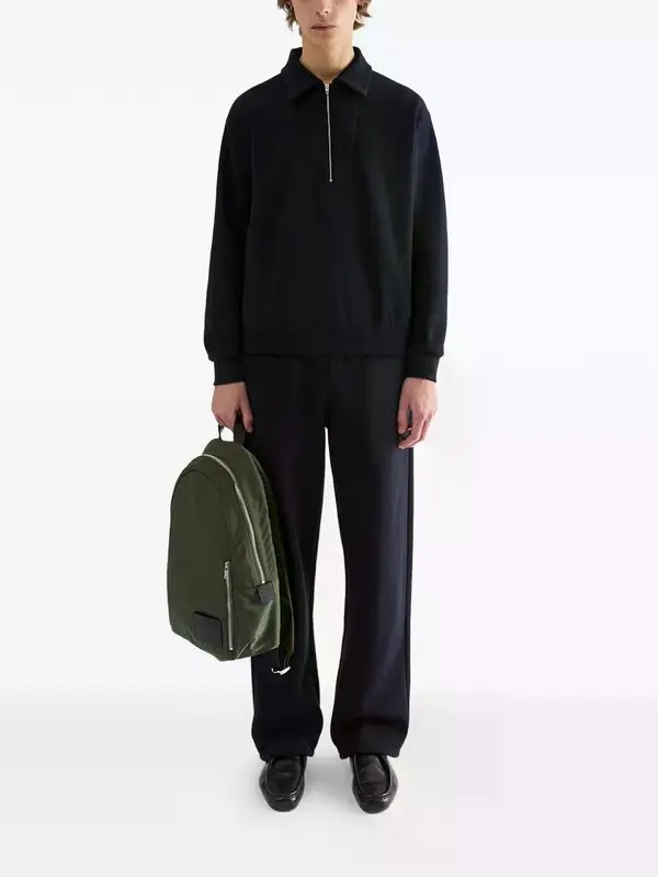 JIL SANDER Monogram-embroidered Jersey Track Pants
