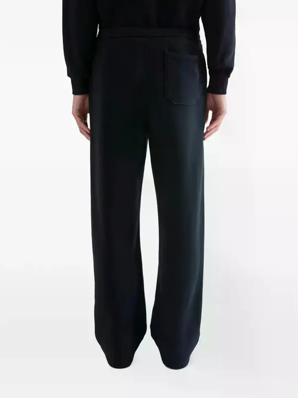 JIL SANDER Monogram-embroidered Jersey Track Pants