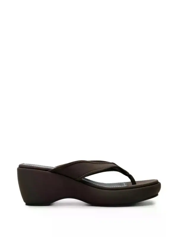 Staud Remy Wedged Sandals - Brown