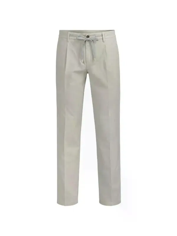 MASON'S Pleated Twill Chino Trousers