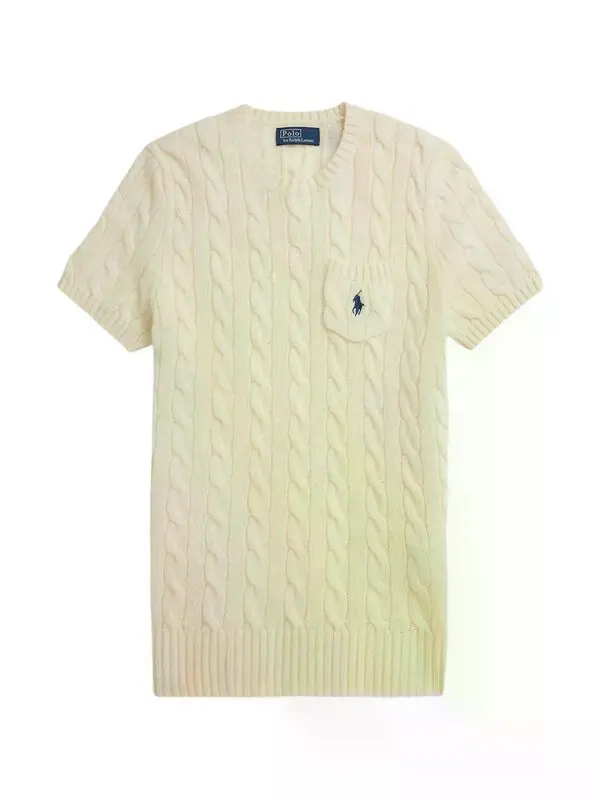Polo Ralph Lauren Cable Knit Short Sleeve Sweater