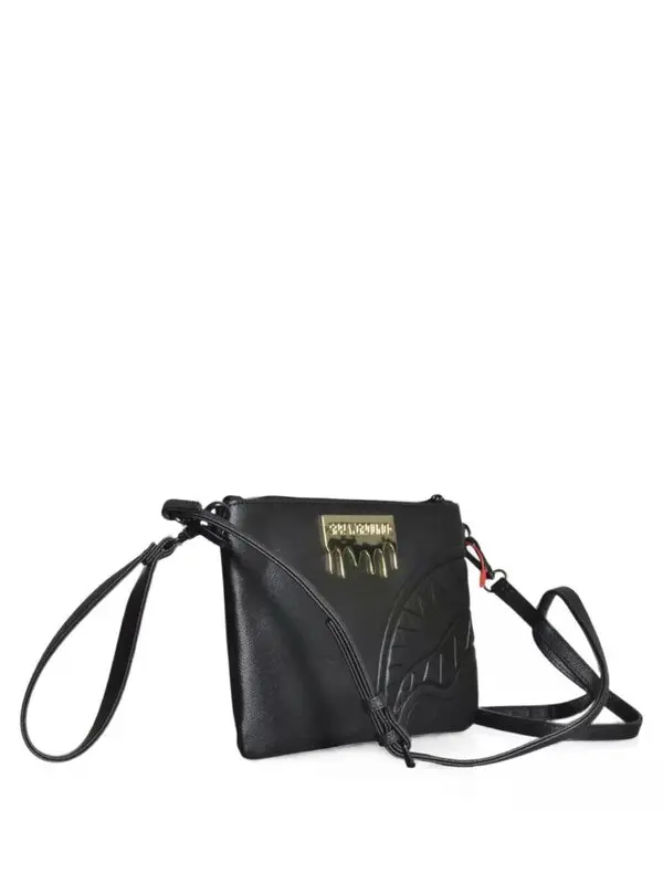 SPRAYGROUND Shark Mouth Logo Plaque Clutch Bag