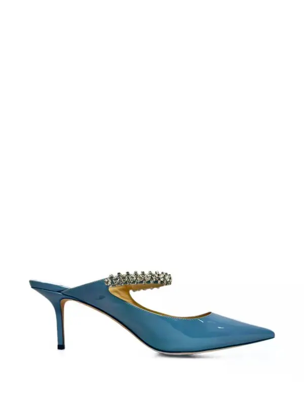 JIMMY CHOO Bing Crystal-strap Mules