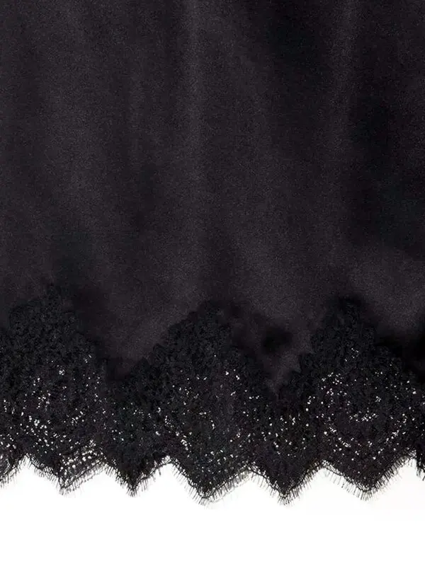 NILI LOTAN Thea Lace-trim Mini Skirt