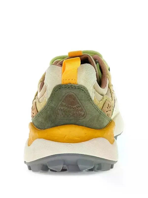 FLOWER MOUNTAIN Yamano 3 Suede-panel Low-top Sneakers