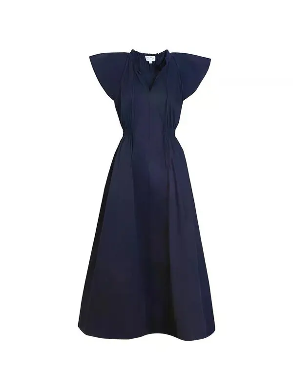 Tanya Taylor Ivana Midi Dress - Blue