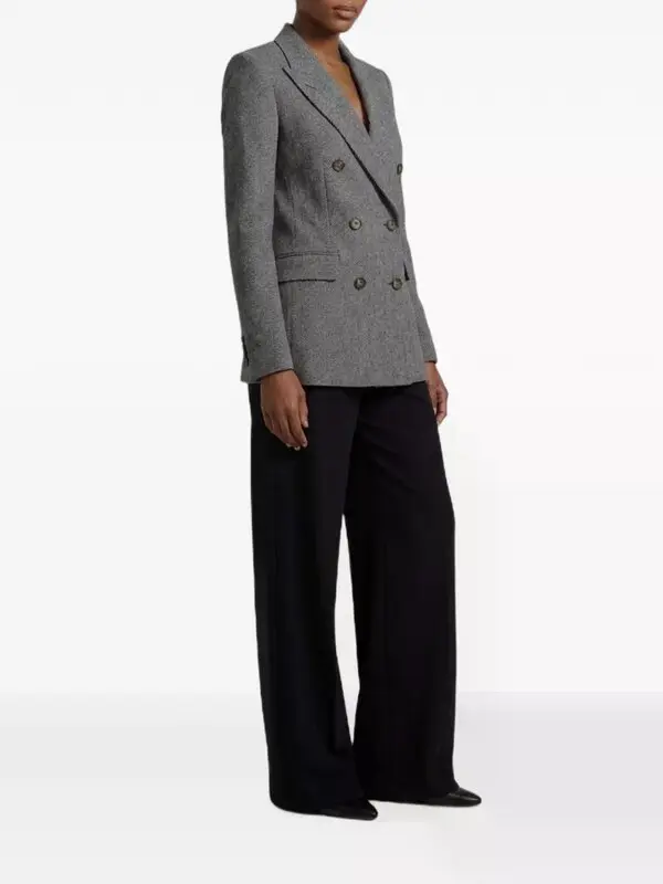 Tagliatore Paris Herringbone-pattern Double-breasted Blazer