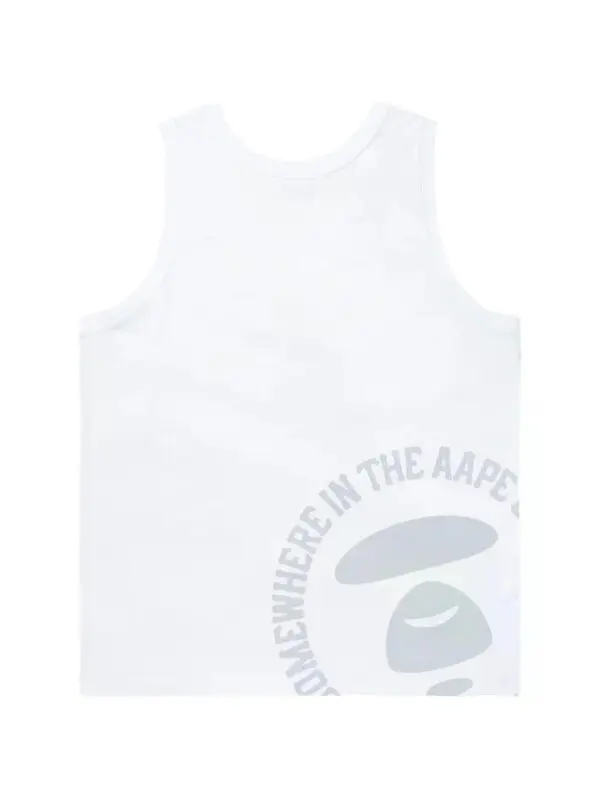 AAPE BY *A BATHING APE Moonface Graphic-print Tank Top