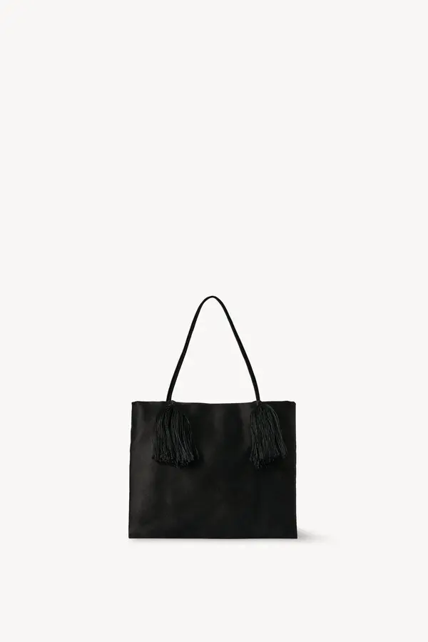 THE ROW Cecily Tassel Bag - Black