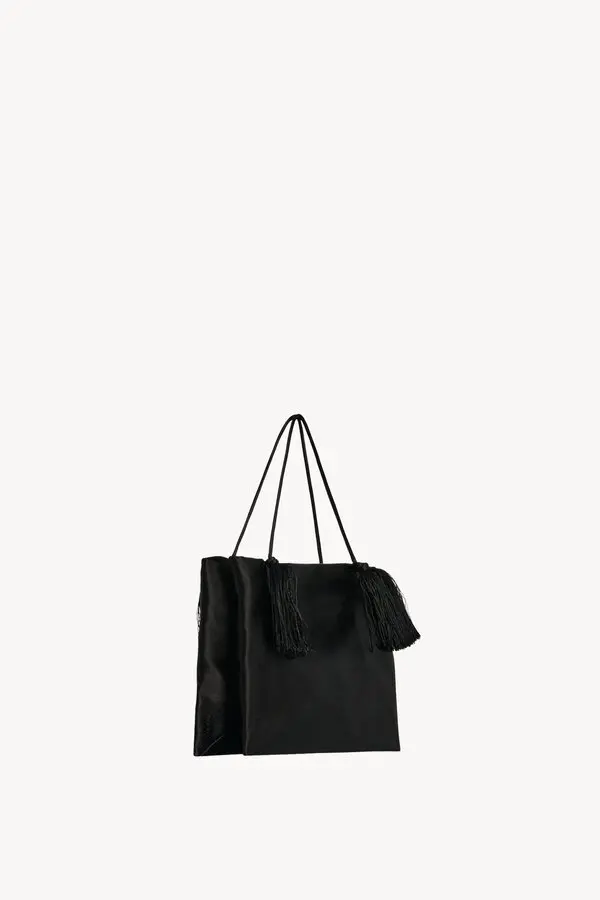 THE ROW Cecily Tassel Bag - Black