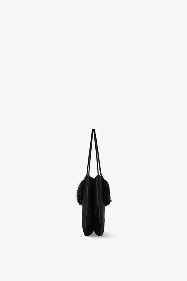 THE ROW Cecily Tassel Bag - Black