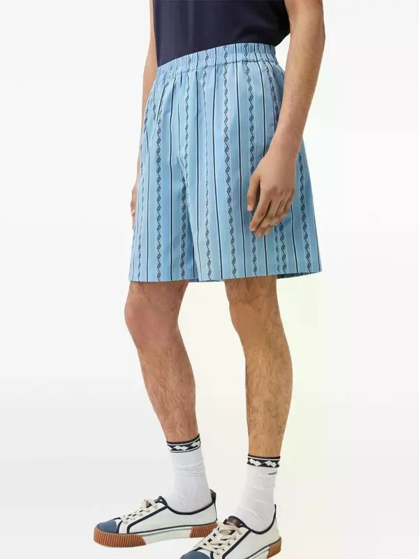 Versace Jacquard Cotton-silk Shorts