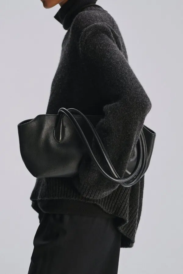 THE ROW Small Terrasse Bag - Black