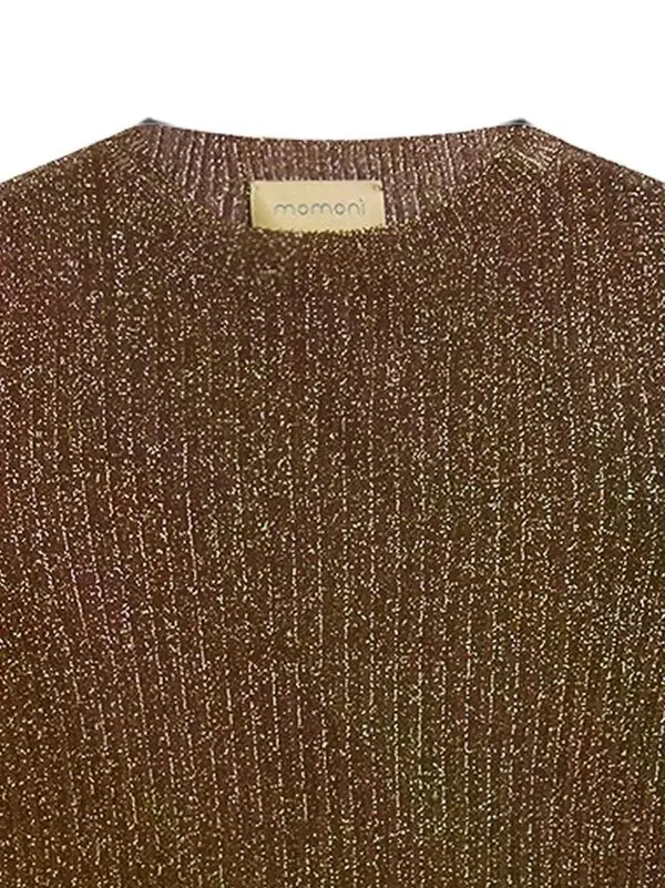 Momoni Ribbed Lurex Sweater