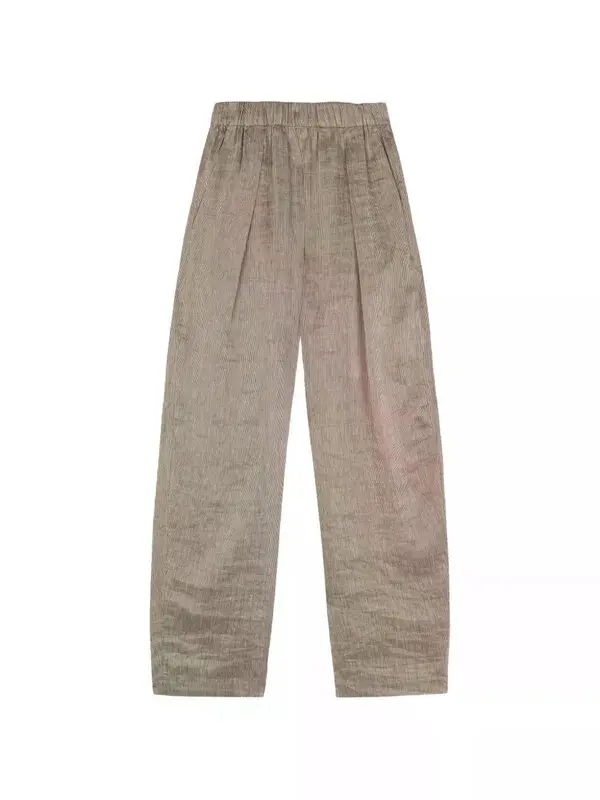 CORTANA Aria Striped Trousers