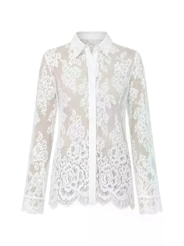 CISSA Classic Floral Lace Shirt