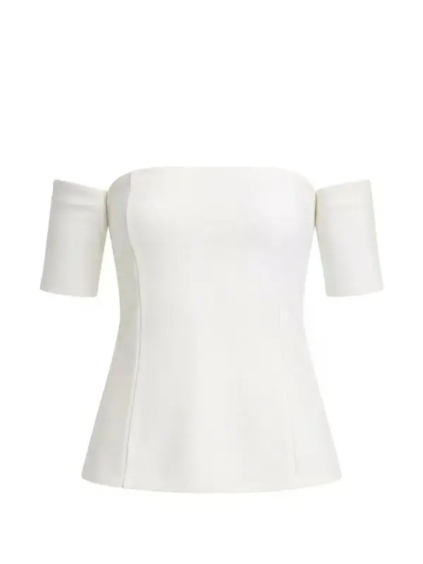 HIGH SPORT Sela Off-shoulder Top - White
