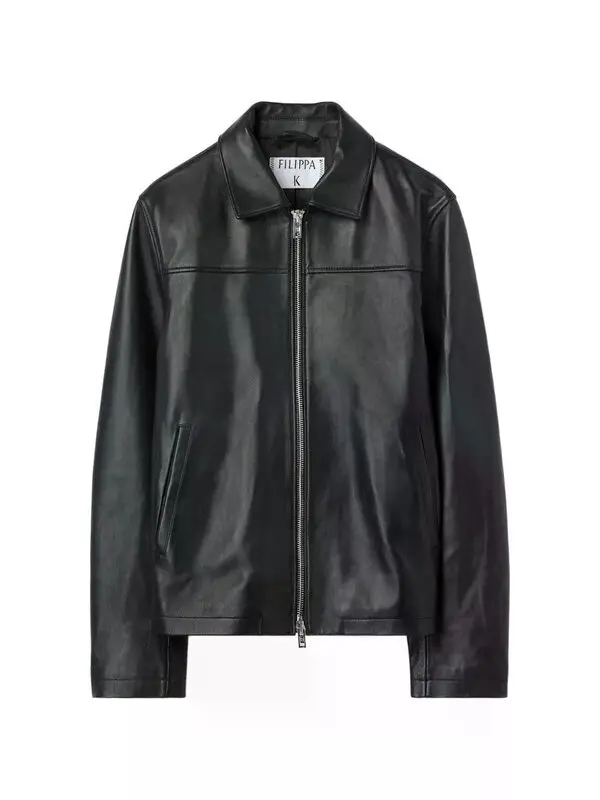 Filippa K Leather Coach Jacket