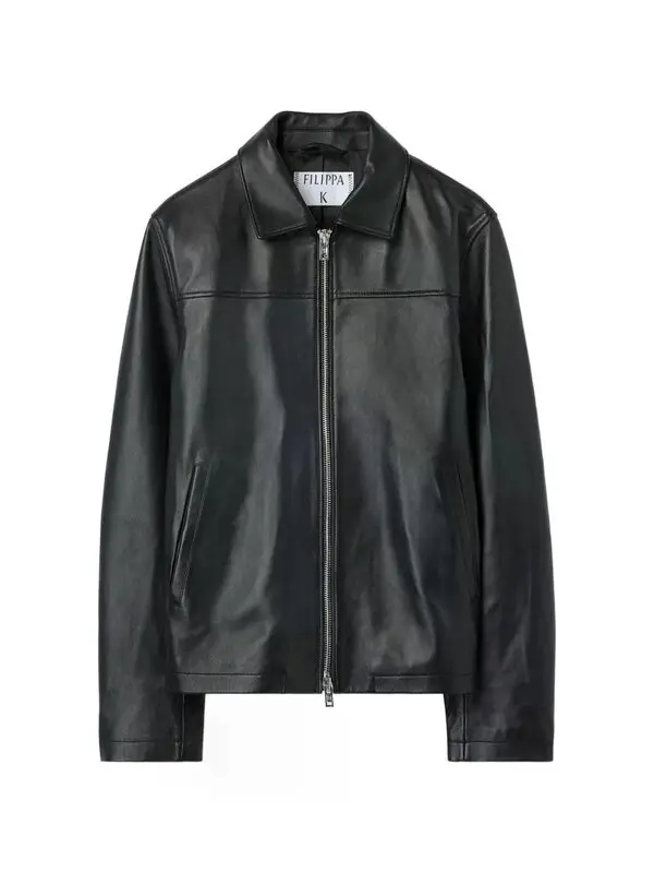 Filippa K Leather Coach Jacket