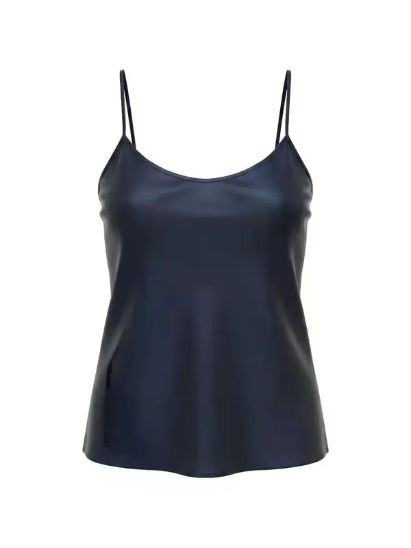 RUNDHOLZ BLACK LABEL Scoop-neck Spaghetti-strap Top