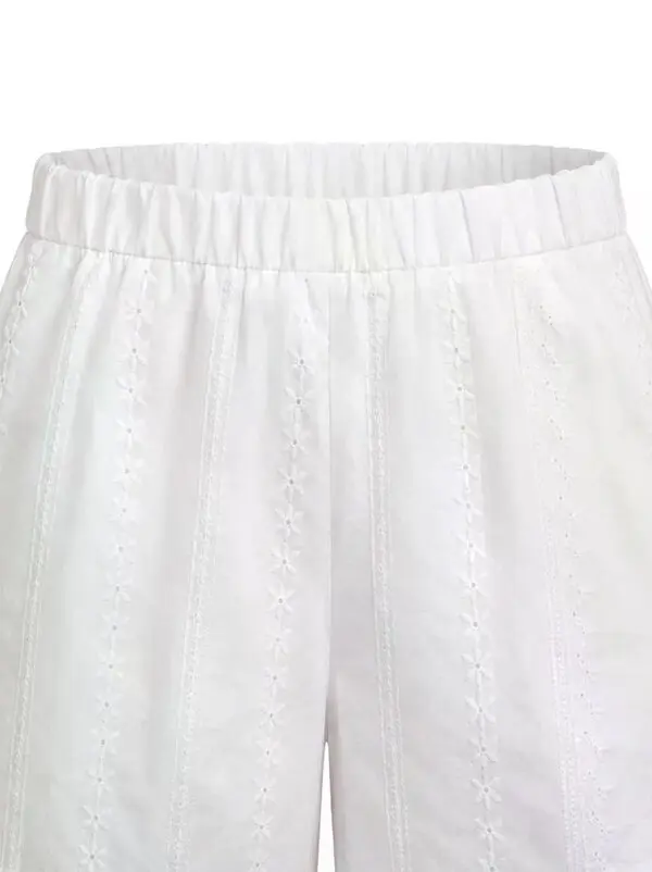 FORTE_FORTE Les Fleurs Embroidered Shorts