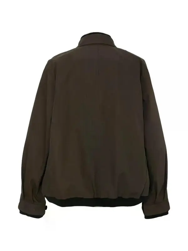 Sacai Quilted-panel Button-up Jacket