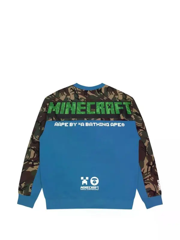 AAPE BY *A BATHING APE Camo-panel Sweatshirt