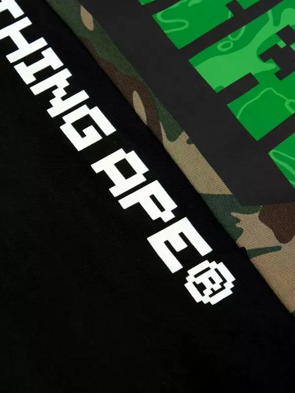 AAPE BY *A BATHING APE Camo-panel Sweatshirt