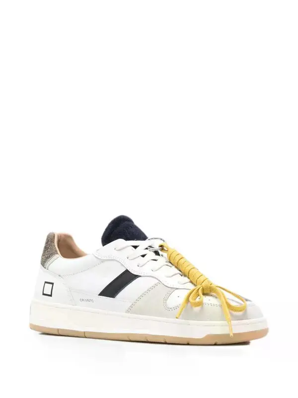 D.a.t.e. Court 2.0 Vintage Logo-print Panelled Sneakers