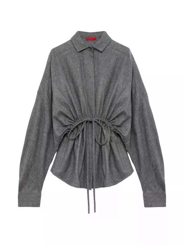 THELATEST Dalida Drawstring-waist Long-sleeve Shirt