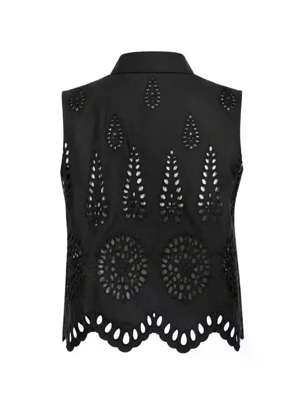 HEVRON Katja Eyelet-detail Shirt