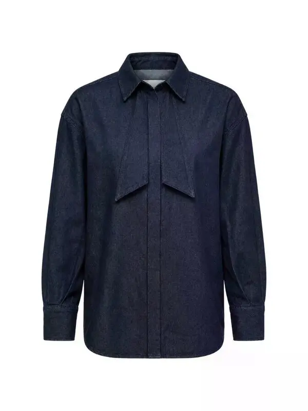 SA SU PHI Denim Lavallière Neck Shirt