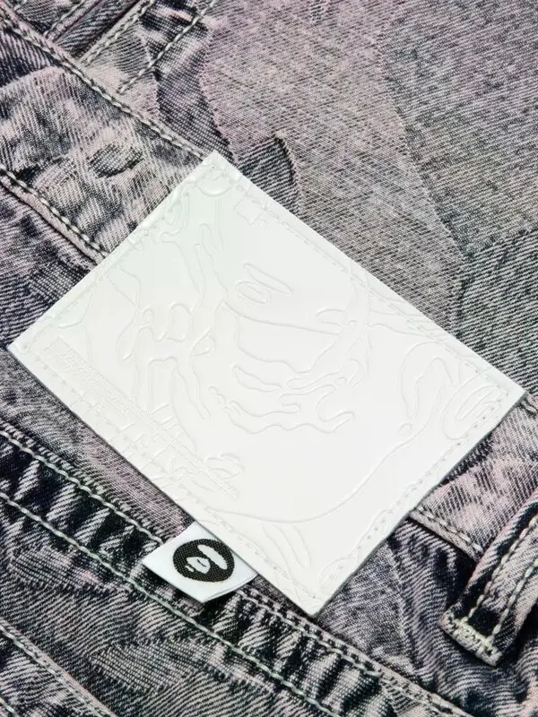 AAPE BY *A BATHING APE Camouflage Print Jeans