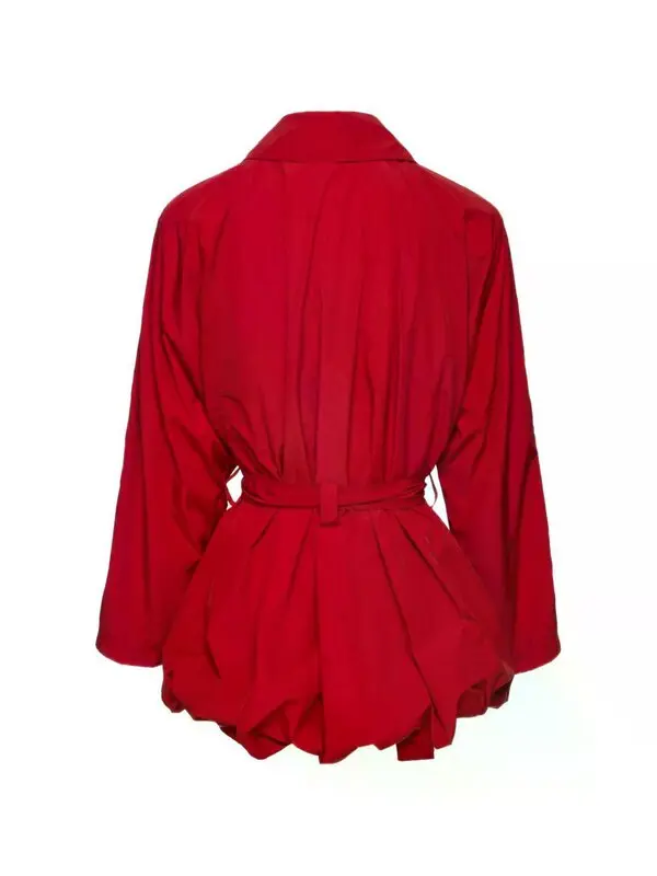 Magda Butrym Belted Bubble-hem Coat