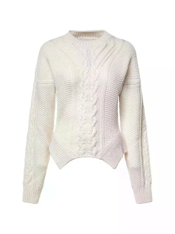 DONDUP Cable-knit Drop-shoulder Sweater