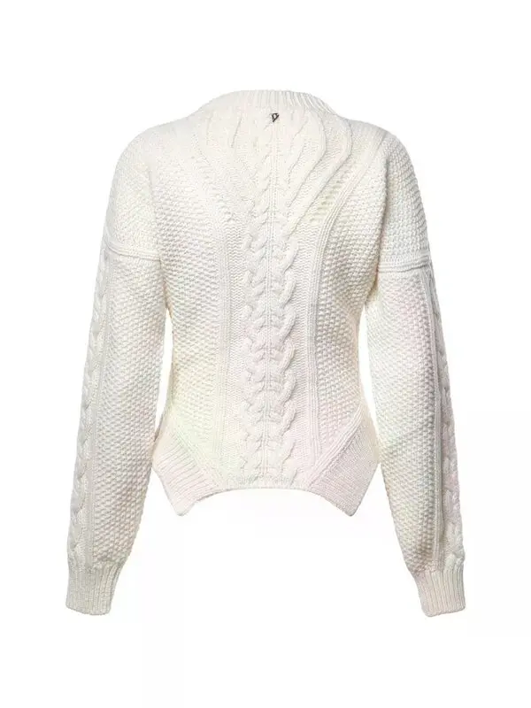 DONDUP Cable-knit Drop-shoulder Sweater
