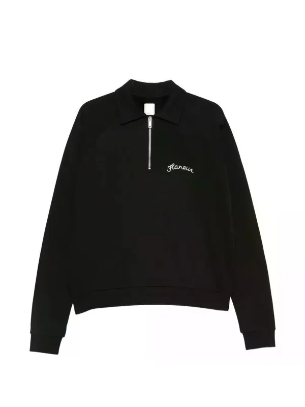 FLANEUR Signature Half-zip Sweatshirt